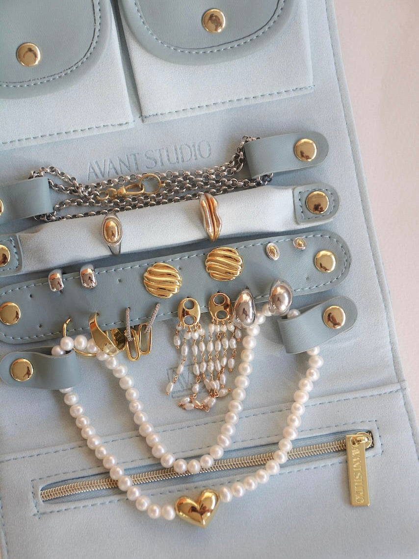AVANT STUDIO| JEWELLERY ROLL POWDER BLUE – Avant Studio